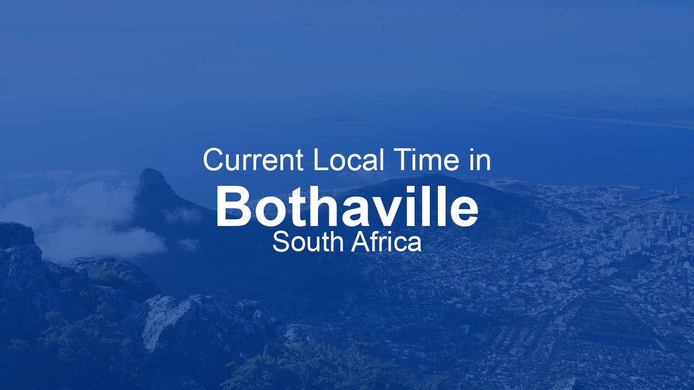 Time Now in Bothaville, South Africa | Time.now