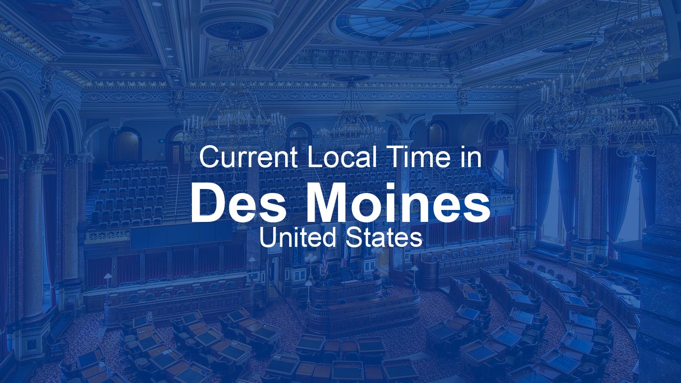 Time Now in Des Moines, United States | Time.now