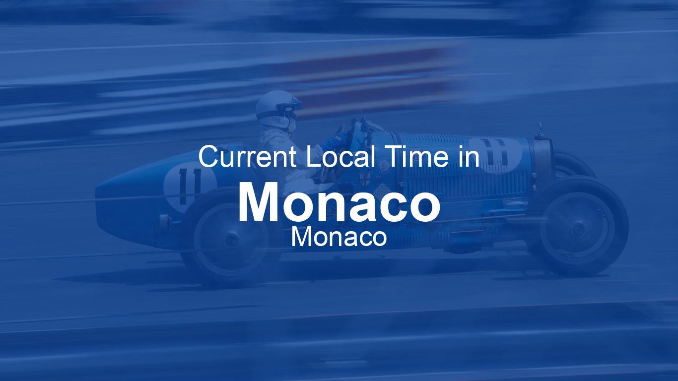 Time Now in Monaco, Monaco | Time.now