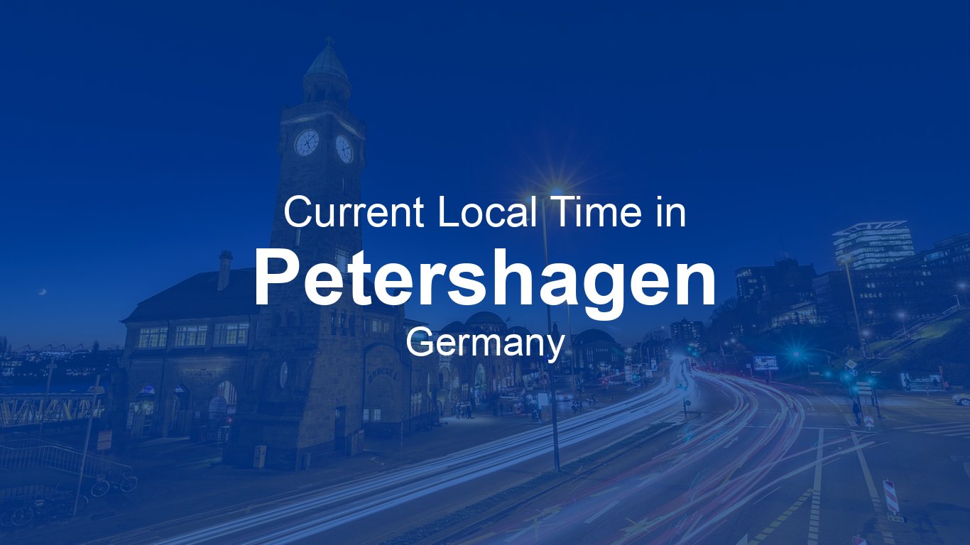 Current Time in Petershagen, Germany (CEST) | Time.now