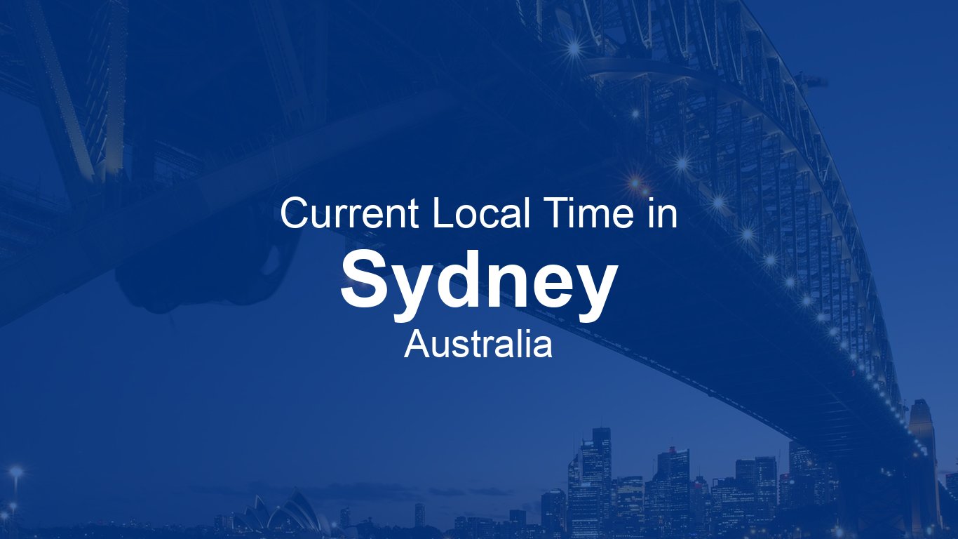 Time Now In Sydney Australia Time now