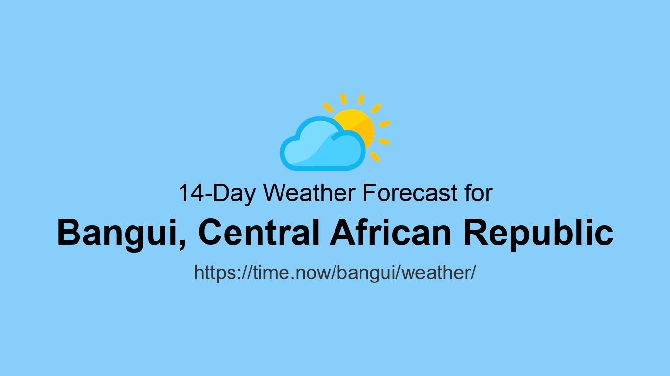 Weather in Bangui | Time.now