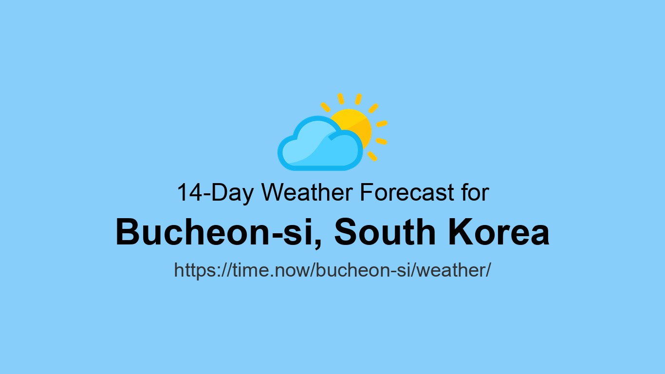 Weather in Bucheon-si | Time.now