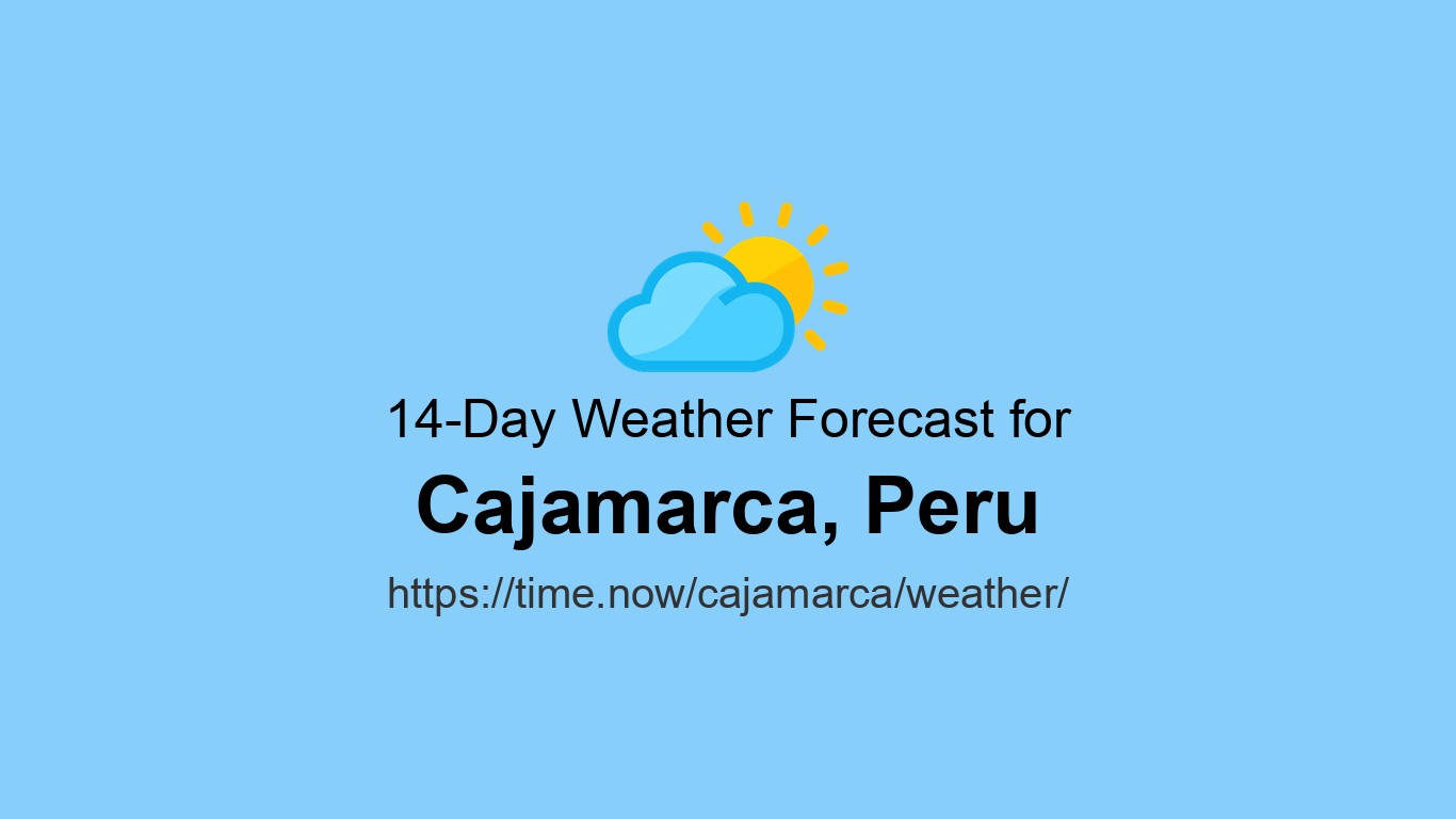 Weather in Cajamarca, Peru | Time.now