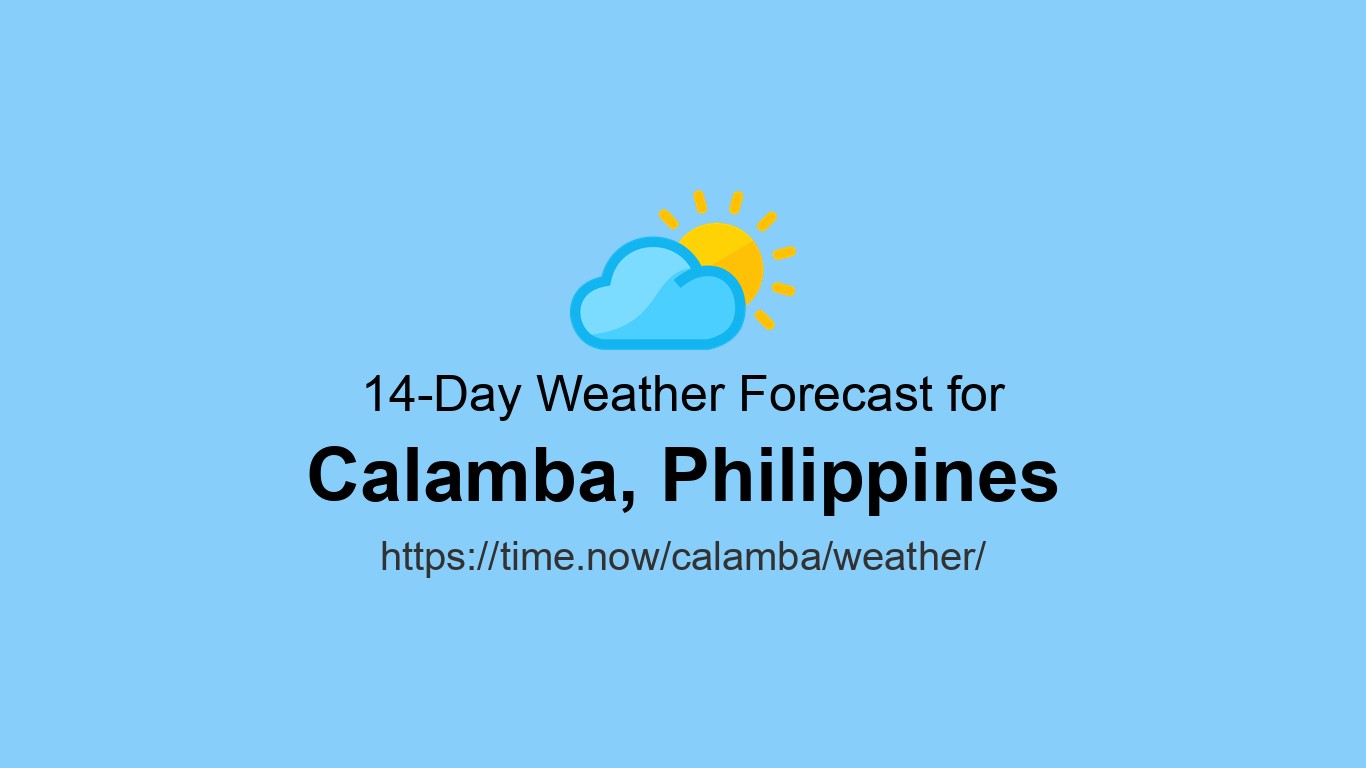 Weather in Calamba | Time.now