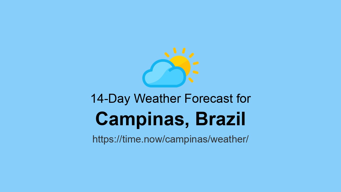 Weather in Campinas, Brazil | Time.now