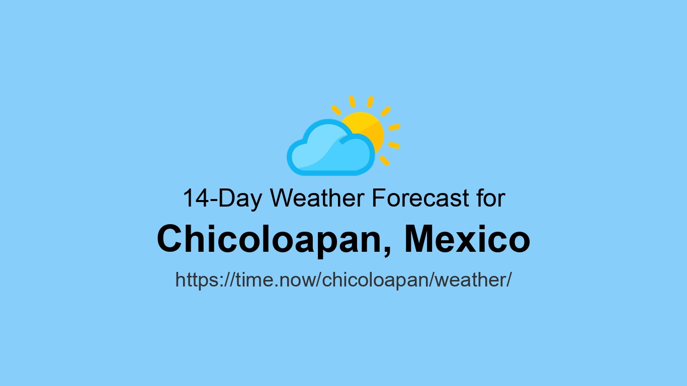 Weather in Chicoloapan | Time.now