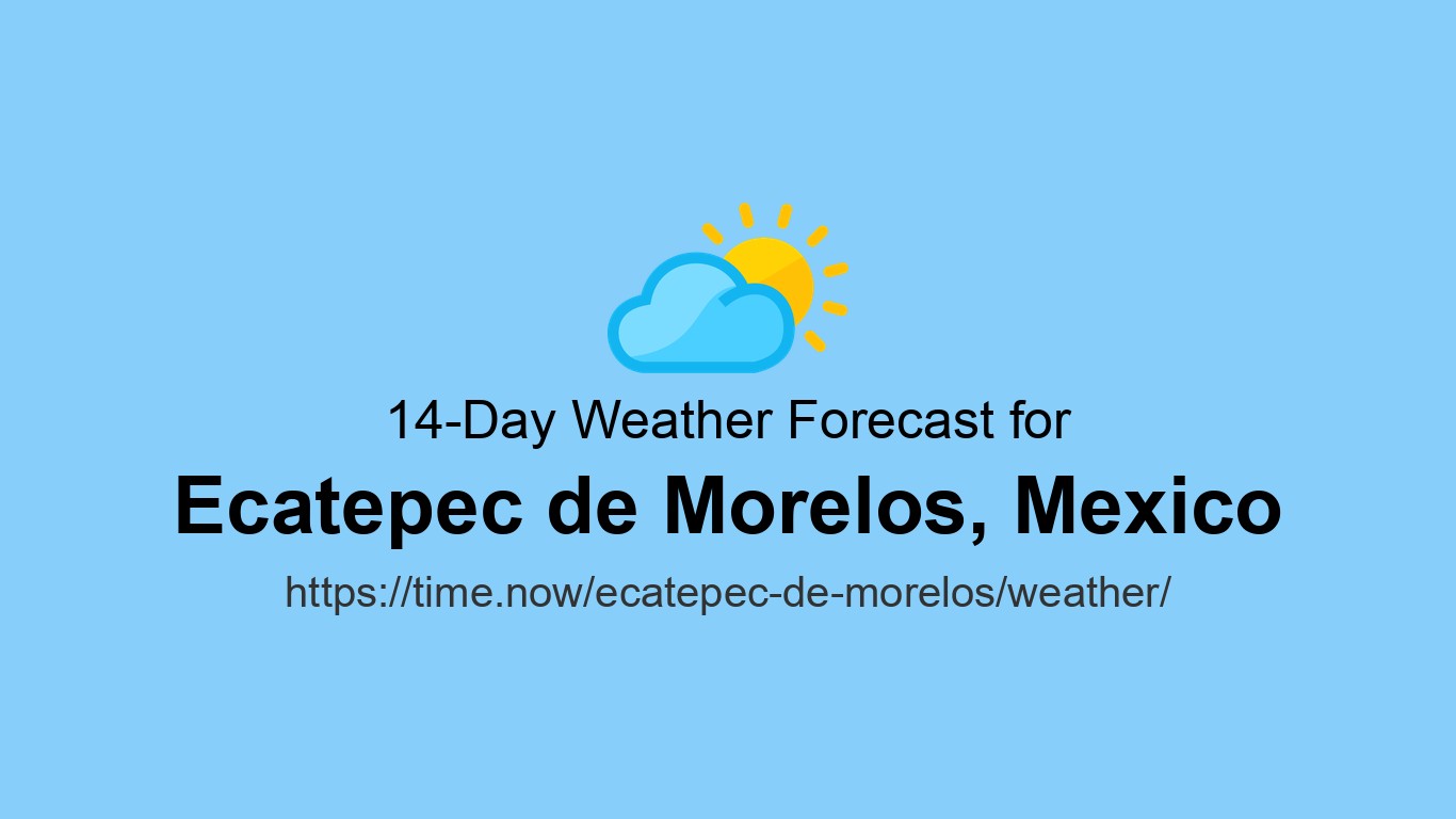 Weather in Ecatepec de Morelos | Time.now