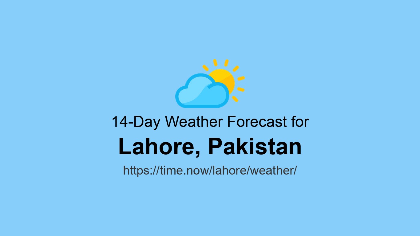 Weather in Lahore | Time.now