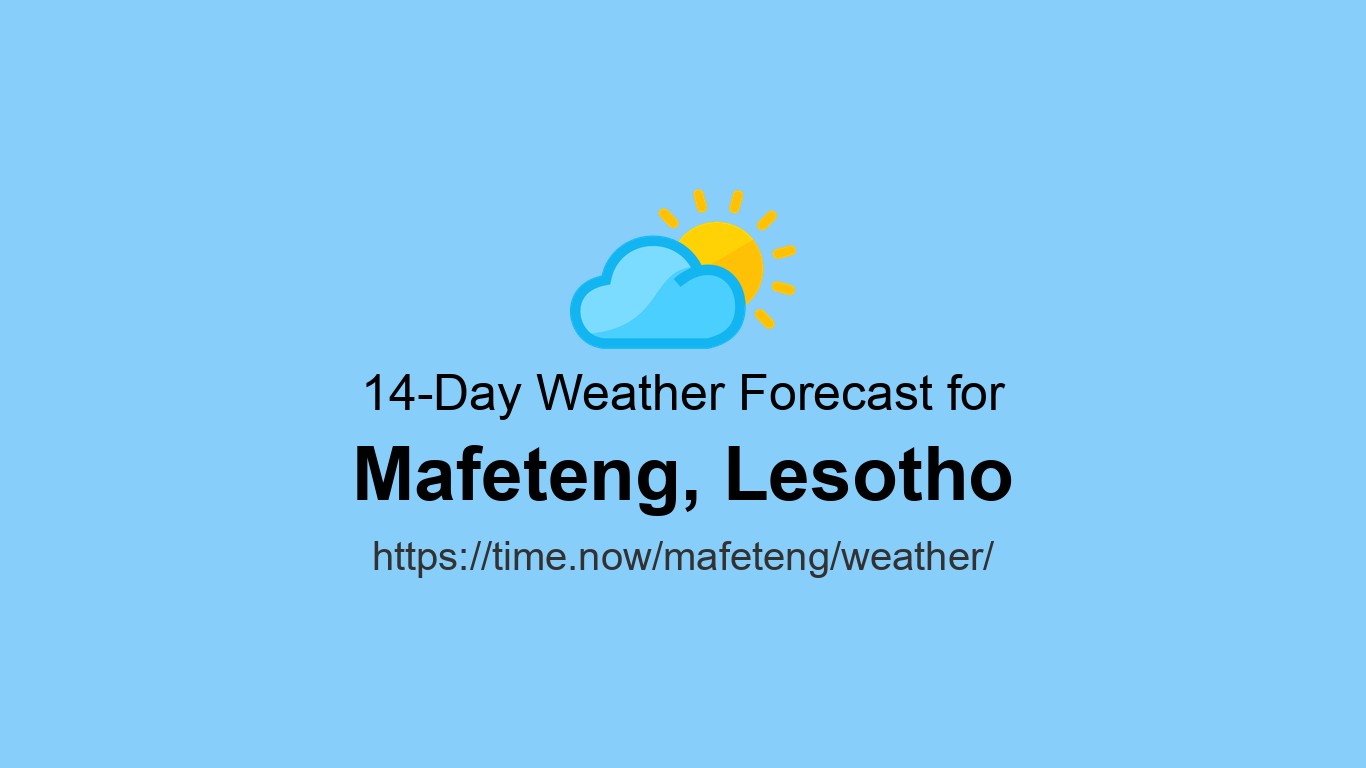 Weather in Mafeteng | Time.now