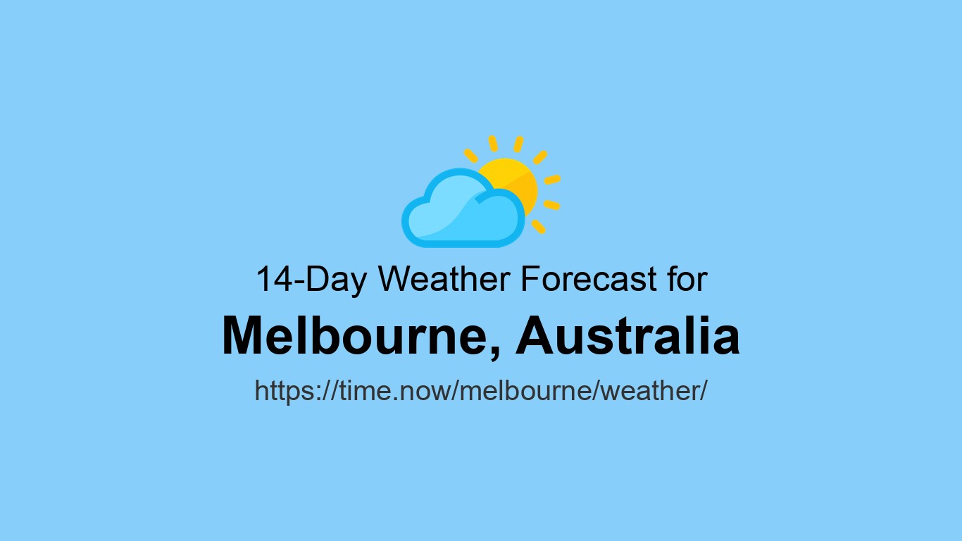 Weather in Melbourne, Australia | Time.now
