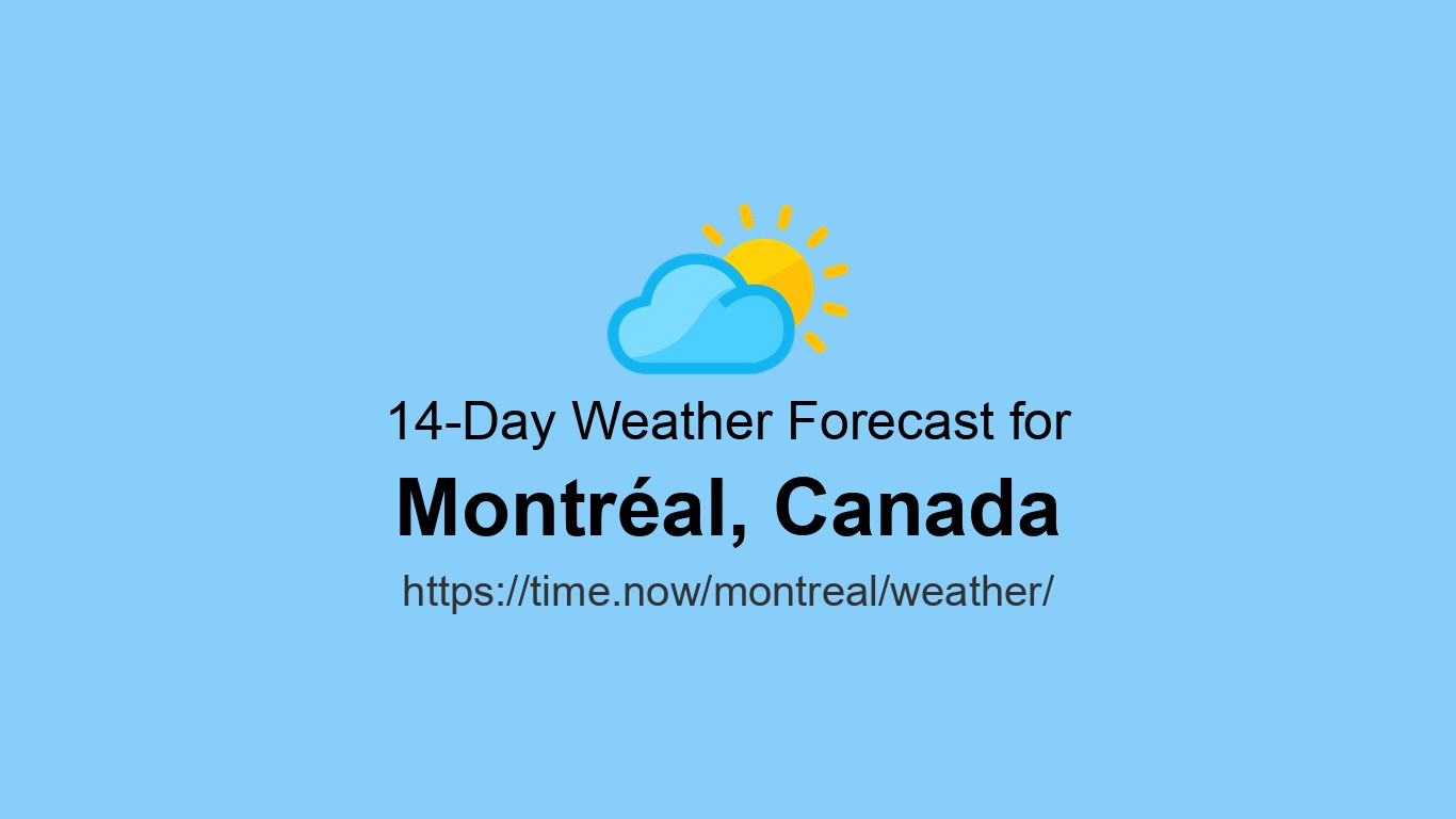 Weather in Montréal, Canada | Time.now