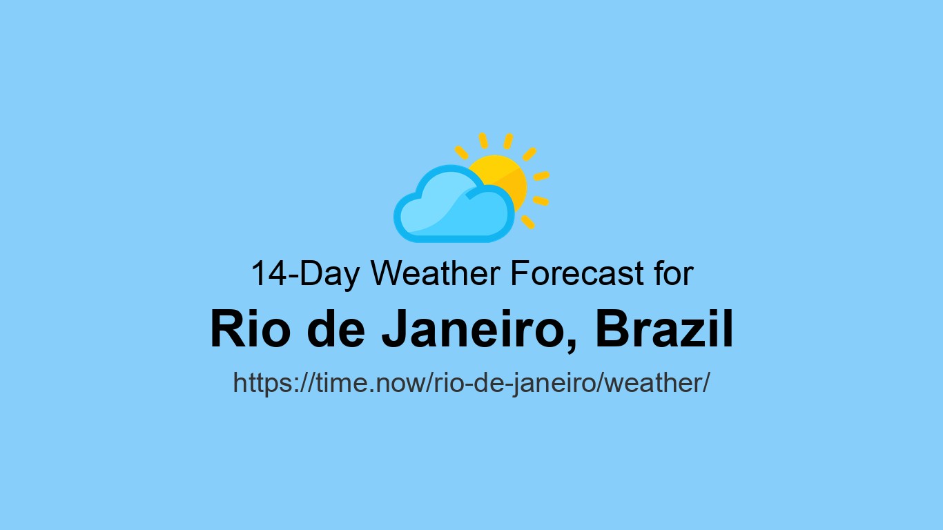 Weather in Rio de Janeiro, Brazil | Time.now