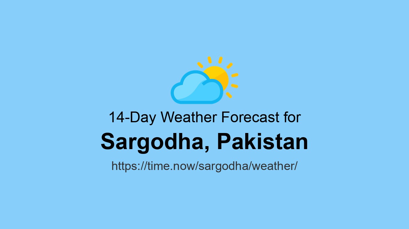 Weather in Sargodha, Pakistan | Time.now