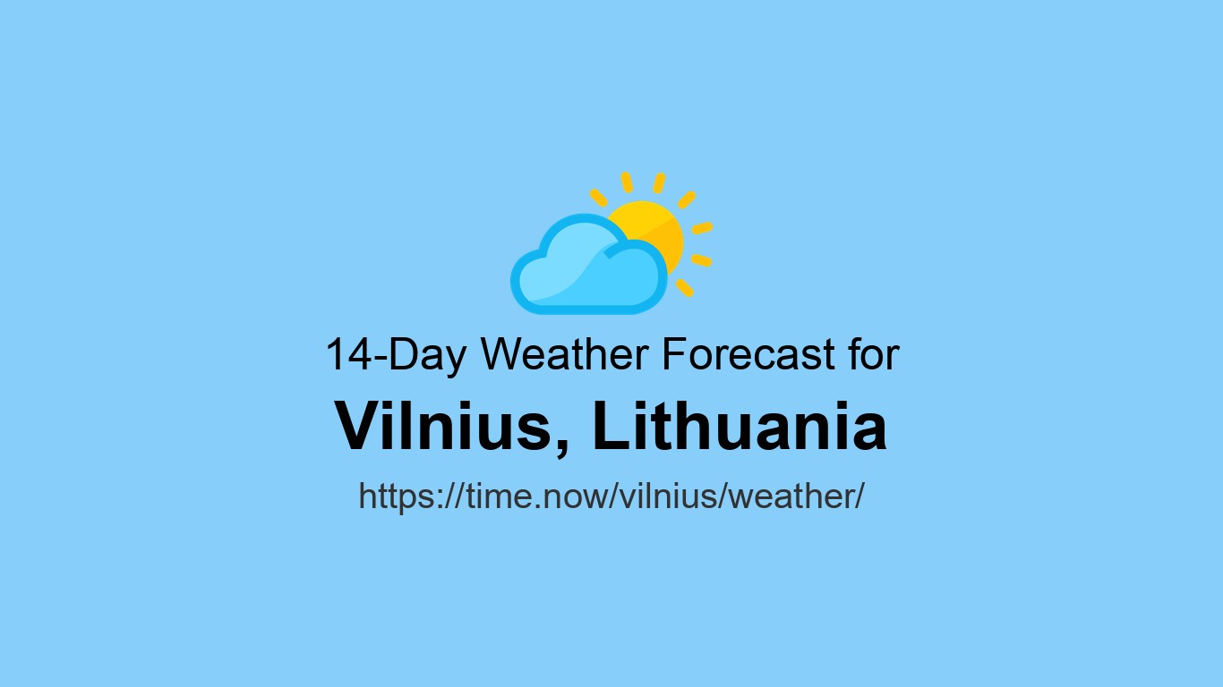 Weather in Vilnius | Time.now