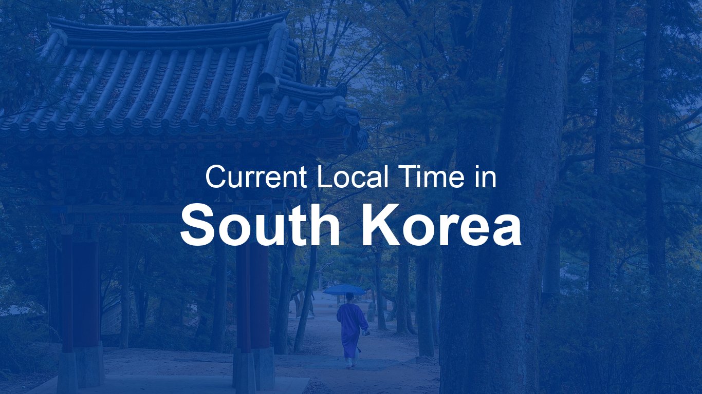 Time Now in South Korea | Time.now