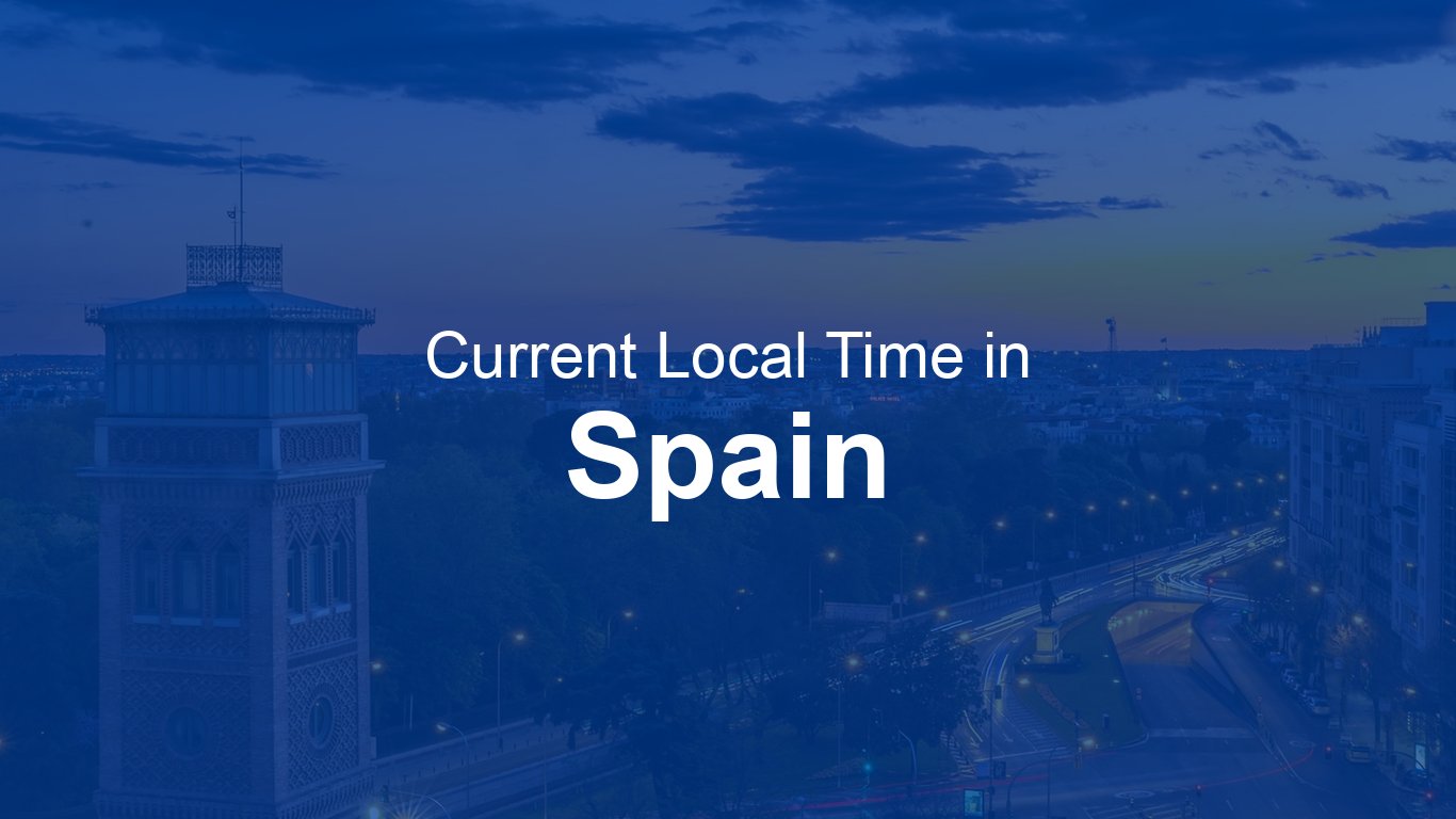 Time Now in Spain | Time.now