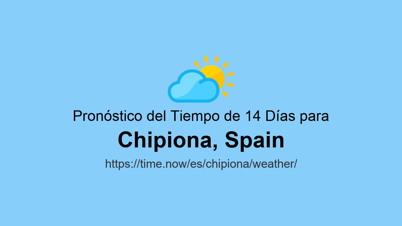 El tiempo en Chipiona, España | Time.now